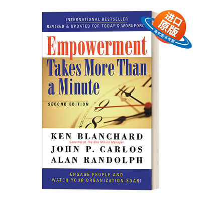 英文原版 Empowerment Takes More Than a Minute 授权不止一分钟 释放员工的力量 领导学 企业管理 Ken Blanchard 进口英语书籍