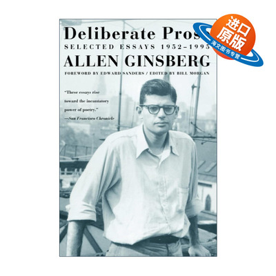英文原版 Deliberate Prose 金斯伯格1952-1995文选 深思熟虑的散文 英文版 进口英语原版书籍
