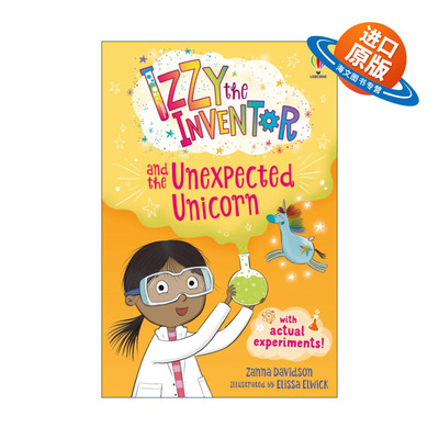 英文原版 Izzy the Inventor and the Unexpected Unicorn 发明家伊兹与意外的独角兽 章节桥梁书 英文版 进口英语原版书籍
