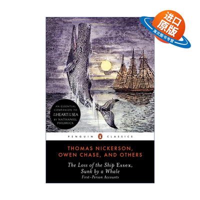 英文原版 The Loss of the Ship Essex Sunk By a Whale 海洋深处 被鲸鱼撞沉的埃塞克斯号 企鹅黑经典 英文版 进口英语原版书籍