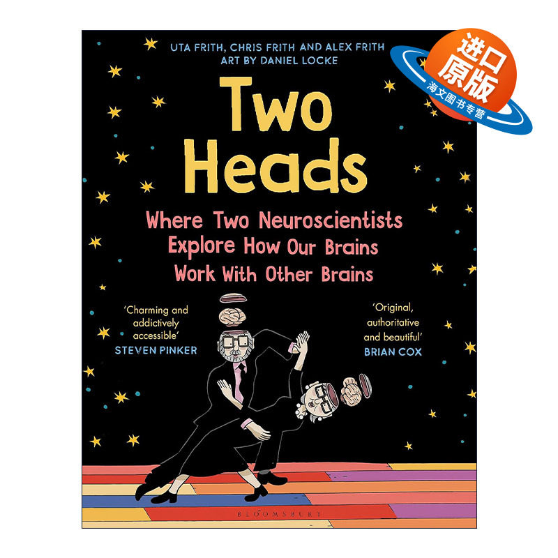 英文原版 Two Heads 两个头脑 以图像方式探索我们的大脑和意识是如何与其他人的大脑与意识合作的 英文版 进口英语原版书籍