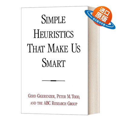 英文原版 Simple Heuristics That Make Us Smart 简捷启发式 让我们更精明 英文版 进口英语原版书籍