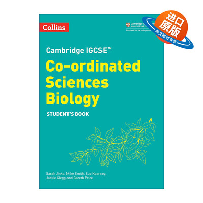 英文原版 Collins Cambridge IGCSE Co-ordinated Sciences Biology Student's Book 柯林斯剑桥国际初中协调科学生物学生用书