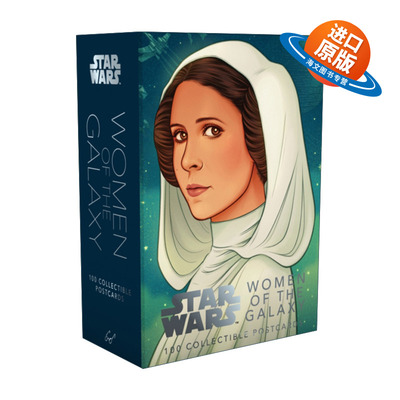 英文原版 Star Wars Women of the Galaxy 100 Postcards 星球大战 银河女性 100张明信片 英文版 进口英语原版书籍
