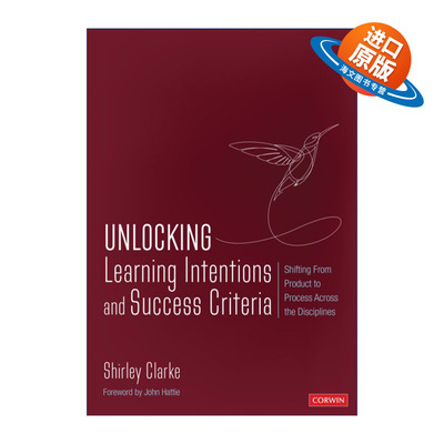 英文原版 Unlocking Learning Intentions and Success Criteria 解锁学习目的和成功标准 从注重学习成果到过程的转变 进口书籍