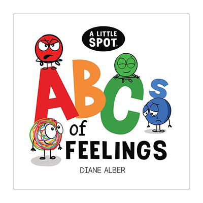 英文原版 A Little SPOT ABC's of Feelings 感受 感觉 儿童词汇启蒙认知绘本 纸板书 Diane Alber 英文版 进口英语原版书籍