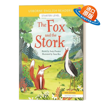 英文原版 English Readers Starter Level 1 The Fox and the Stork 分级阅读入门级 狐狸和鹳 英文版 进口英语原版书籍