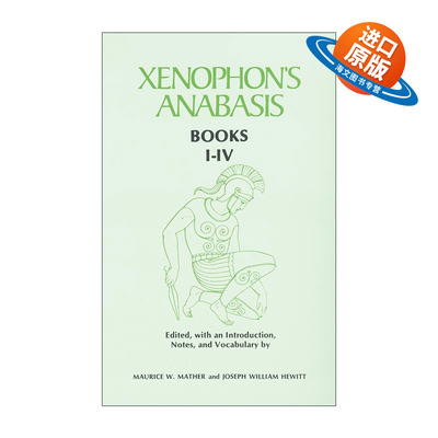 英文原版 Xenophon's Anabasis 色诺芬长征记1-4卷 英文评注本 英文版 进口英语原版书籍