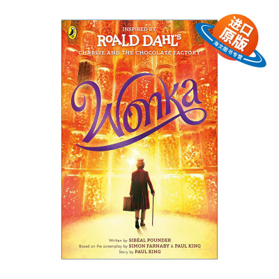 英文原版 Wonka 旺卡 电影封面版 查理与巧克力工厂前传 罗尔德达尔经典故事人物 英文版 进口英语原版书籍