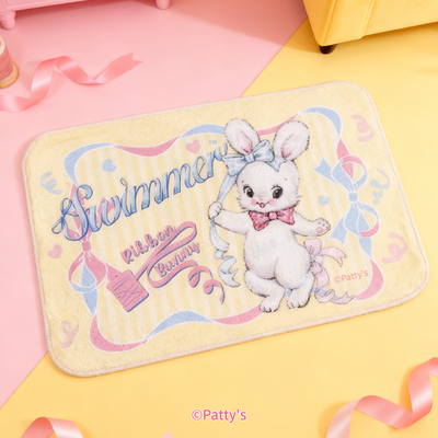 正品SWIMMER复古甜兔毛绒地毯