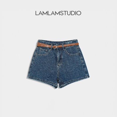 “港风丹宁”洗水牛仔棉柔软显瘦刺绣中高腰牛仔裤 张一琳 G099K