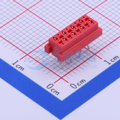 线对板针座 7-215079-8 插件,P=2.54mm 2x4P 直插 电子元器件配单