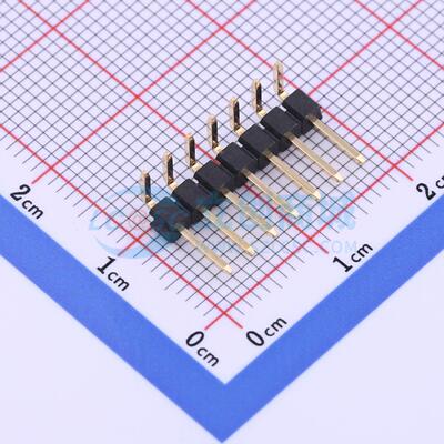 排针 X6511WR-07H-C30D60R2 弯插,P=2.54mm 1x7P 方针 电子元器件