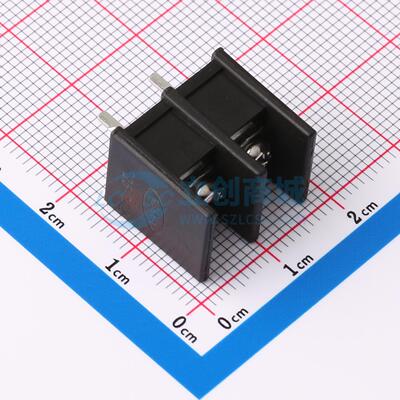 栅栏式接线端子 XDWR-0762-02P 插件,P=7.62mm -；- 直针 原装