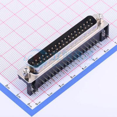 X0337WT7B3 弯插 D-Sub 公 37P 弯插 D-Sub/VGA连接器