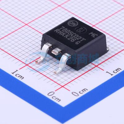 线性稳压器(LDO) MC7805CD2TR4G TO-263-2 原装 电子元器件配单