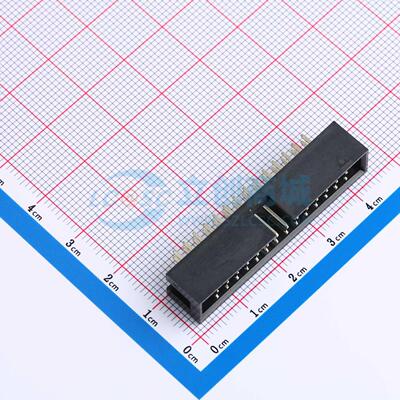 连接器 XDFH-0254-2*14P 插件,P=2.54mm 2x14P 简牛座