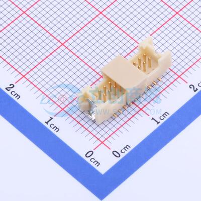 线对板针座 M1254VS-2x10-9T SMD,P=1.25mm 2x10P 立贴 原装正品
