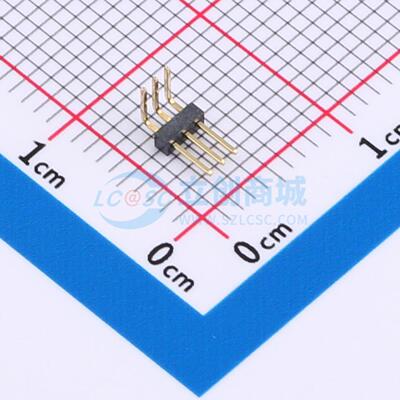 排针 GPCB101-0302A003C1AA 弯插,P=1mm 1x3P 方针 电子元器件