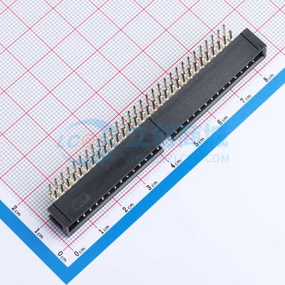 连接器 XDFH-0259-2*30P 弯插,P=2.54mm 2x30P 简牛座