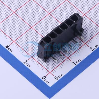 线对板针座 FWF30005-S06B22K6B 弯插,P=3mm 1x6P 弯插 原装正品