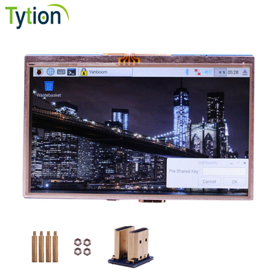 树莓派3B 2B 3B+显示器显示屏电容触摸屏5寸LCD 800*480HDMI GPIO