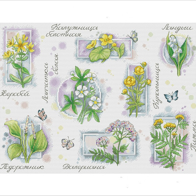 公主绣铺DMC自配十字绣纯棉线精准印花自配套件231030森林花园