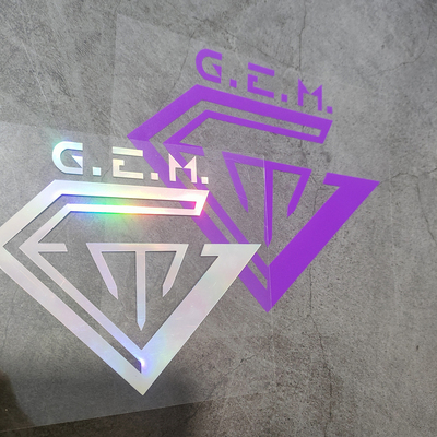 邓紫棋棋士徽章logo贴GEM应援周边防水汽车电动车行李箱贴纸