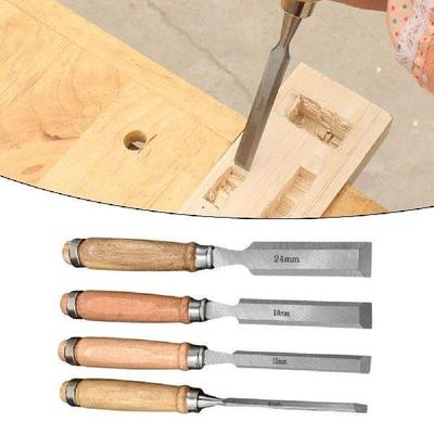 4Pcs 6-24mm Carving Chisel Wood Carving Chisels Set
