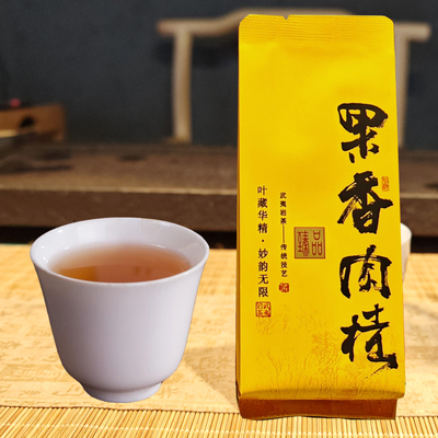 武夷岩茶果香肉桂正岩特级大红袍新茶500g浓香型炭焙礼盒装乌龙茶