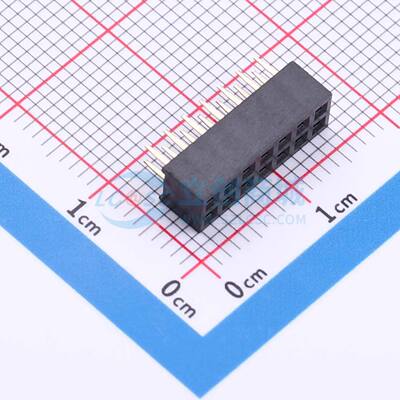 排母 A20020130-14PB2114-H43C28 插件,P=2mm 方孔 电子元器件配