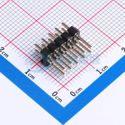 排针 GPHA201-0502A001R1AA 插件,P=2.54mm 2x5P 双排 原装正品