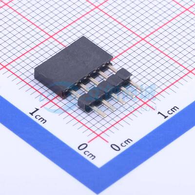 排母 FH-00183 插件,P=2mm 1x5P 方孔 电子元器件配单