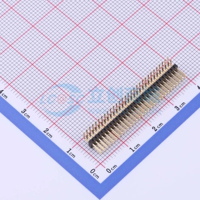 排针 X1321WR-2x30J-C40D18 弯插,P=1.27mm 2x30P 方针 原装正品