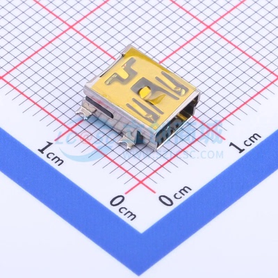 USB连接器 MINI 5PTP SMD USB 2.0 母 卧贴 原装正品