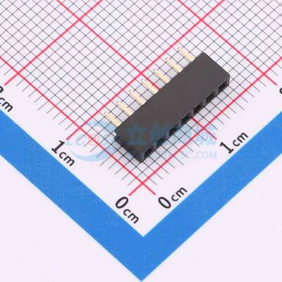 排母 B200N01-0B7P51-H43C28 插件,P=2mm 1x7P 方孔 电子元器件配