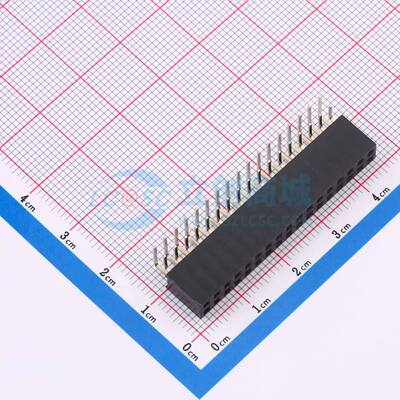 排母 BX-PM2.54-2-17PWS 插件,P=2.54mm 2x17P 方孔 电子元器件配