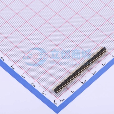 排针 X1321WV-2x38J-C30D23 插件,P=1.27mm 2x38P 方针 原装正品