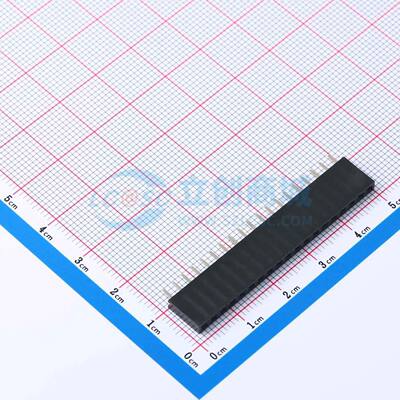 排母 XDM254-1-19-Z-8.5-G0 插件,P=2.54mm 1x19P 方孔 电子元器