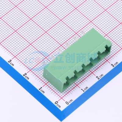 插拔式接线端子XDCB-6A508M-10-3G61插件5.08mm 1x6P 板端/插座-