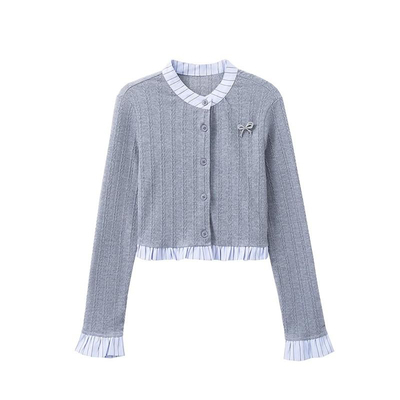 尢壹/UNIQUE'EEES【MIU系】假两件上衣U5108008