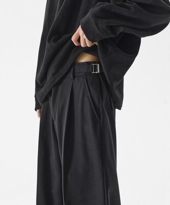 City Hipster 夏季2025新款裤子男宽松百搭垂感西裤休闲拖地长裤