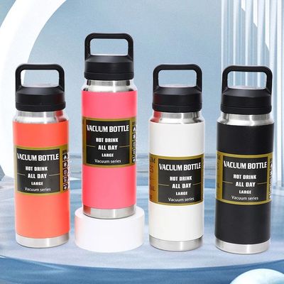 1pc 27oz/800ml Sports Water Bottle, Portable Insulated Cup W