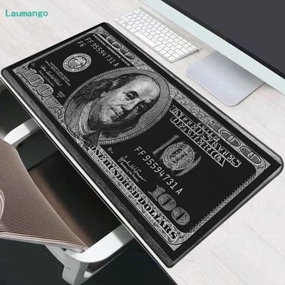 Gaming Laptop Dollar Printing Desk Mat Wrist Pad Mouse Pc Ac