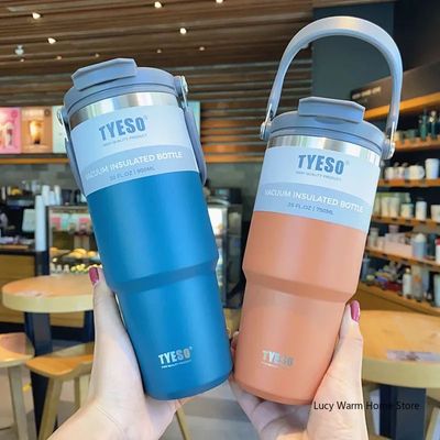 Tyeso Coffee Cup Thermos Bottle Stainless Steel Double-layer