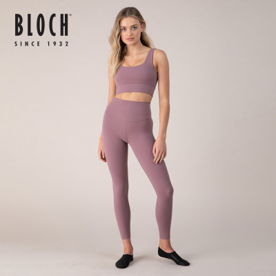 澳洲进口Bloch高端弹力 7/8 绑腿运动裤高腰提臀紧身运动裤瑜伽裤