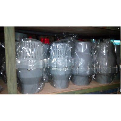 灰色PVC耐酸碱底阀 承插贴胶耐腐蚀底阀  电镀厂专业200m 8寸