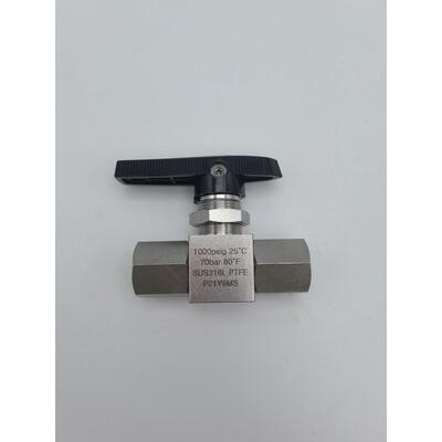 1/4npt内丝直通高压球阀1000psi低压1/2npt内丝3000psi开关阀门