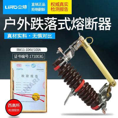 立熔RW11-100A/200A户外10KV高压跌落式熔断器12KV令克开关保险丝