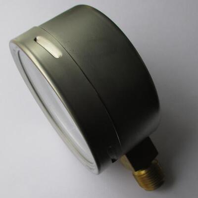 不锈钢外壳膜盒压力表 微压表 YE-1000-4000MMH2O 0-400MBAR